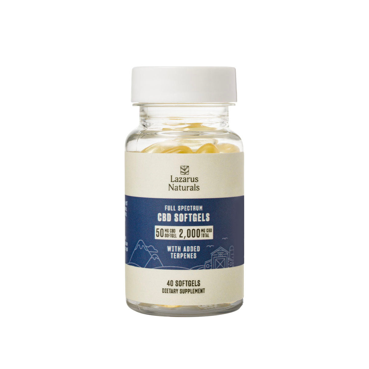 Lazarus Naturals CBD Softgels - 50mg – Direct CBD Online