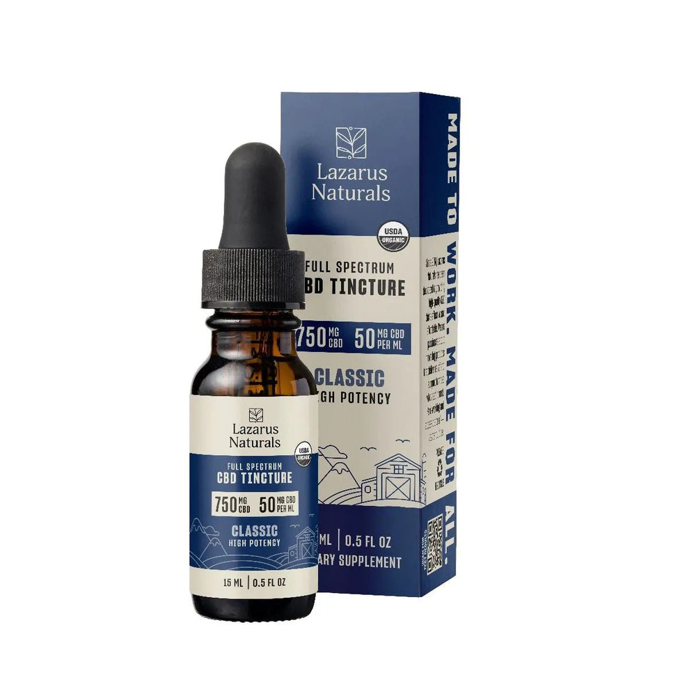 Lazarus Naturals High Potency CBD Tincture Oil - Classic – Direct CBD Online